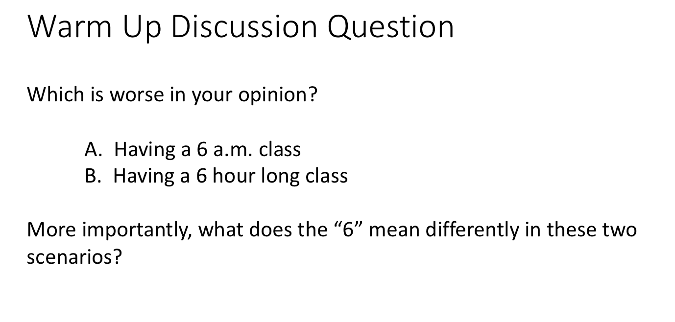 Clicker Questions – Teach. Brian. Teach.
